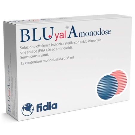 Bluyal A monodose 15 flaconcini - fidia