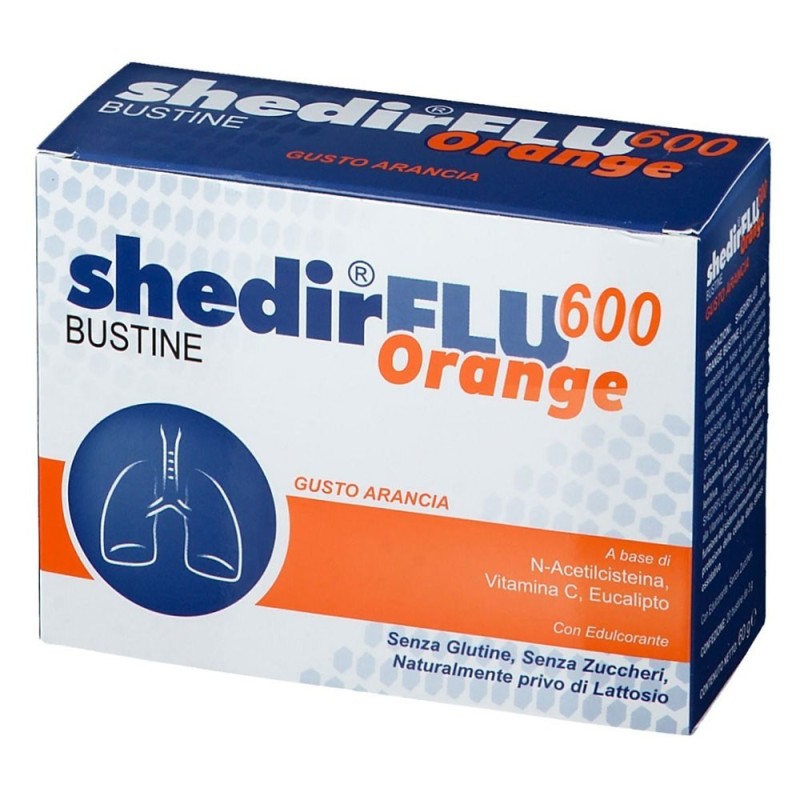 Shedirflu 600 orange 20 bustine