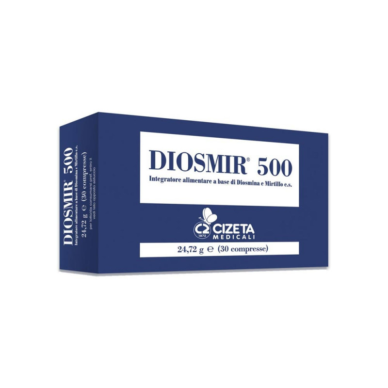 Diosmir 500 30 compresse - Cizeta medicali
